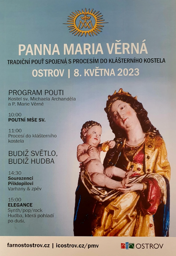 Pouť k Panně Marii Věrné do Ostrova - Diecéze plzeňská